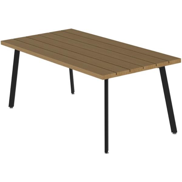 Luca Outdoor Table 1800mm Rosawa/Black | OfficeMax NZ