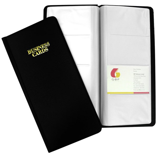 Business Card Holder, 160 Capacity, Black | OfficeMax NZ