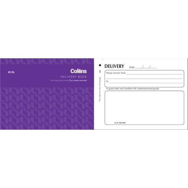 Collins 45DL Delivery Book Duplicate Set of 100 | OfficeMax NZ