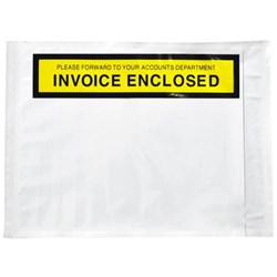 Labelopes Invoice Enclosed 150x115mm, Box of 1000 | OfficeMax NZ