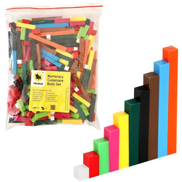 Taurus Cuisenaire Rods, Set of 241 | OfficeMax NZ