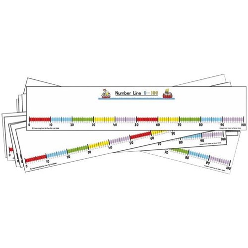 Student Number Line 0-100, Pack of 10 | OfficeMax NZ
