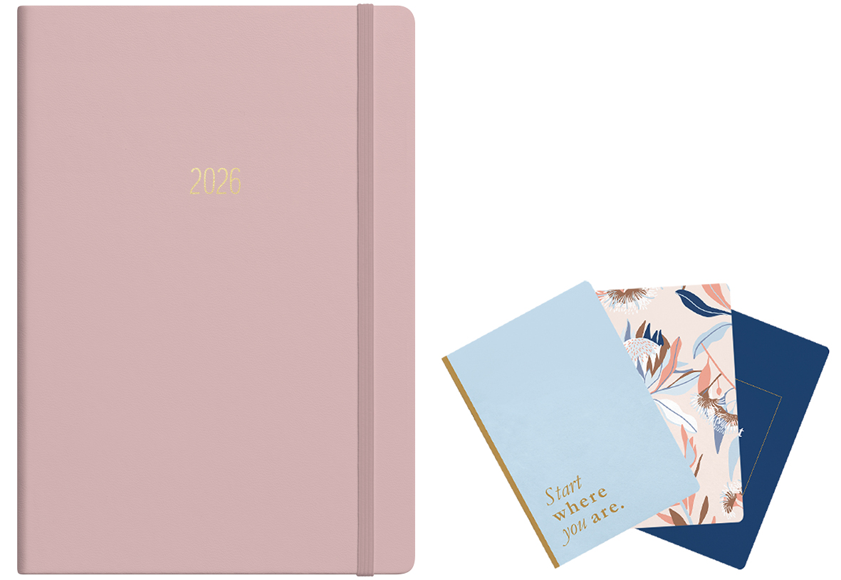 Collins A51 Diary A5 Day Per Page 2026 Gratitude & Goals Assorted ...