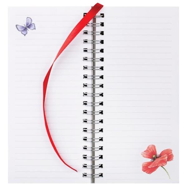 Milford J Brinkman Slim Note Book 170x80mm Floral | OfficeMax NZ