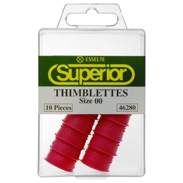 Esselte Superior Thimblettes Size 00 14mm Pink, Box of 10 | OfficeMax NZ