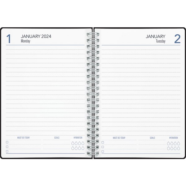 Collins A51 Diary A5 Day Per Page 2024 Forest Peak Landscape | OfficeMax NZ