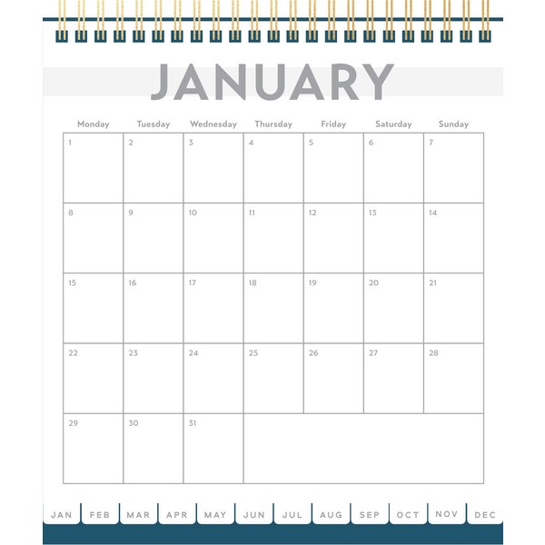 Collins Desk Calendar Top Opening 2024 Leaf | OfficeMax NZ