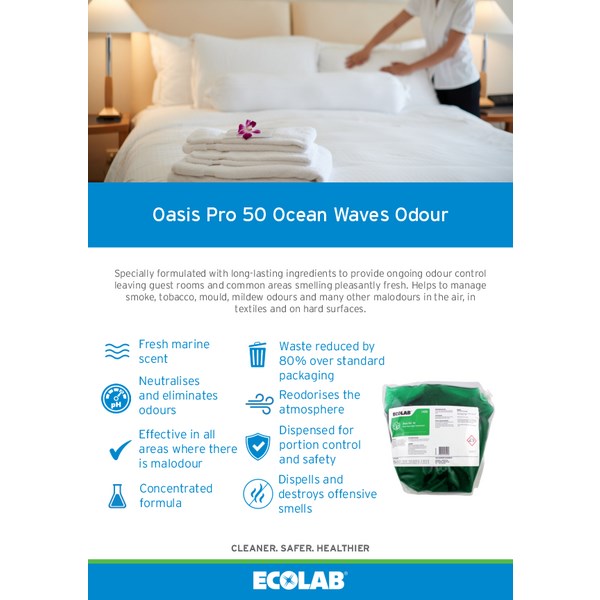 Oasis Pro 50 Ocean Waves Odour 2L, Pack of 2 | OfficeMax NZ