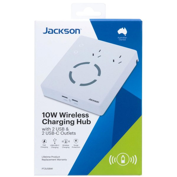 Jackson PT2USBWI Wireless Device Charging Hub | OfficeMax NZ