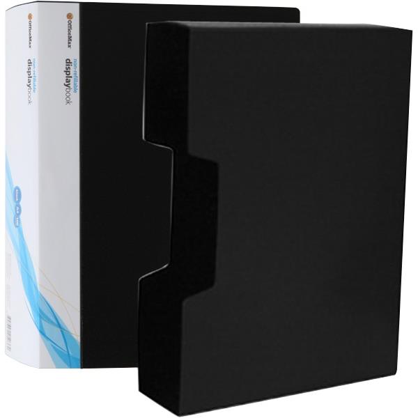 OfficeMax A4 Display Book & Cover Box 100 Pocket Black | OfficeMax NZ