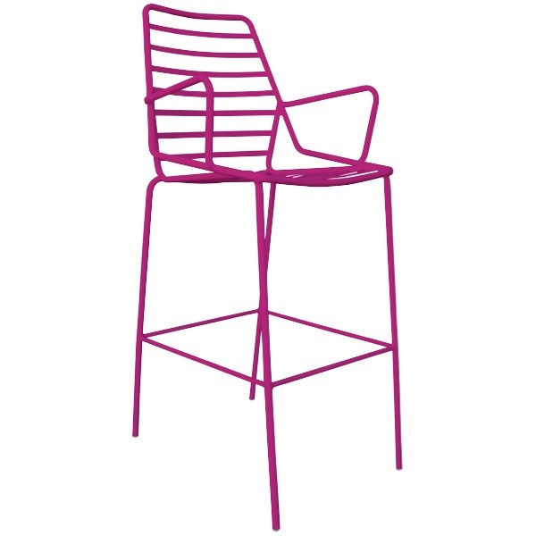 Link Bar Stool 750mm Violet | OfficeMax NZ