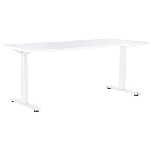 Klever Single User Desk 1800mm Snowdrift/White | OfficeMax NZ