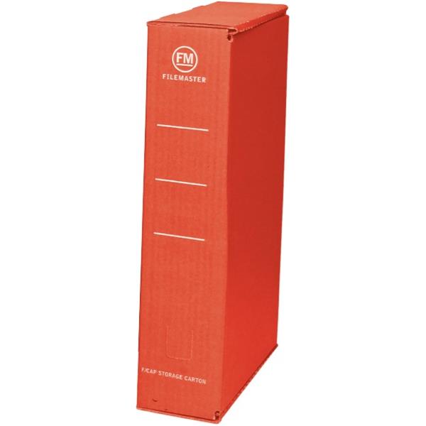 FM Coloured Storage Box File Foolscap Red | OfficeMax NZ