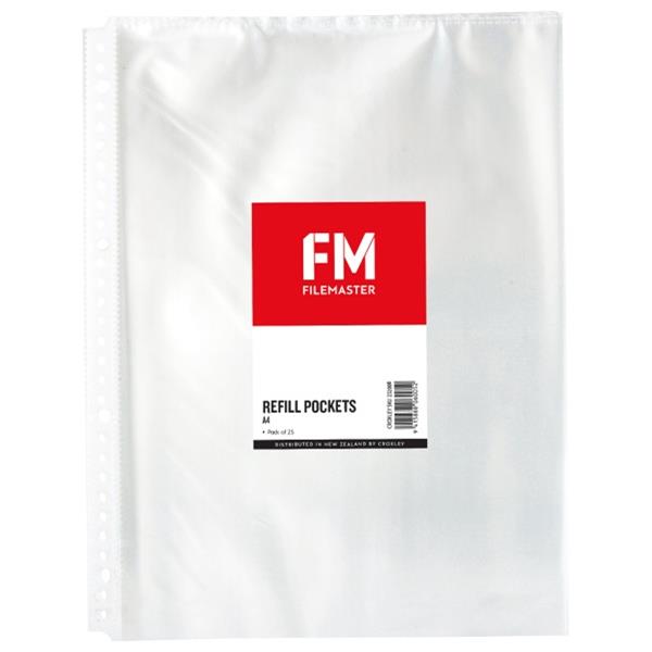 Multiring A4 Refill Pockets for Display Book, Pack of 25 | OfficeMax NZ