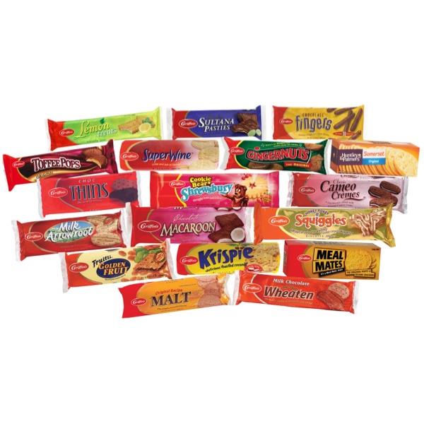 Griffin's Assorted Biscuits 20 Varieties, Box of 20 | OfficeMax NZ