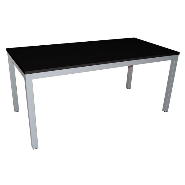 Kompact Meeting Table 1800x600mm Black/Silver | OfficeMax NZ