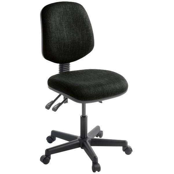 Studio 2.40 Task Chair High Back 2 Lever Keylargo Fabric/Ebony ...