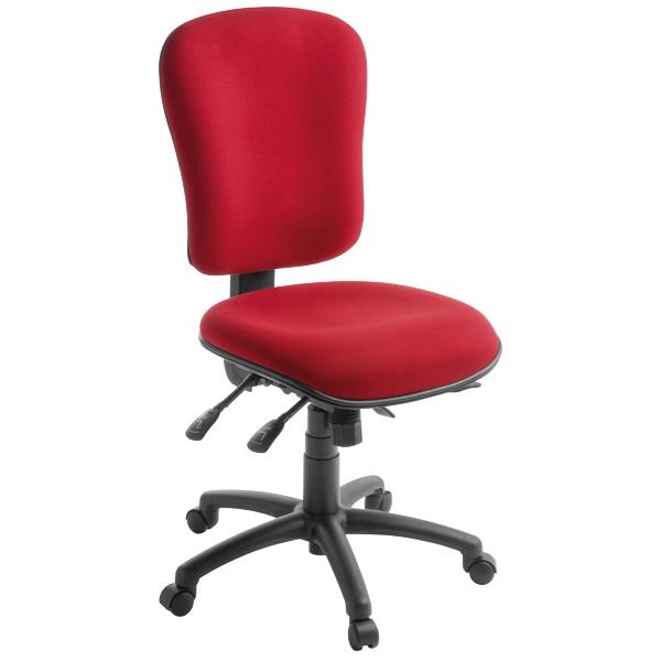 Acrobat Task Chair High Back 3 Lever Bond Fabric/Garnet | OfficeMax NZ