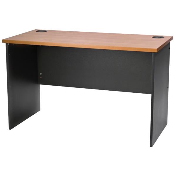 Firstline Single User Desk 1200mm Beech/Ironstone | OfficeMax NZ