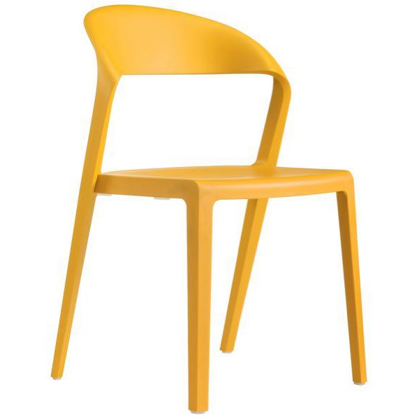 Duoblock Stackable Chair Yellow | OfficeMax NZ