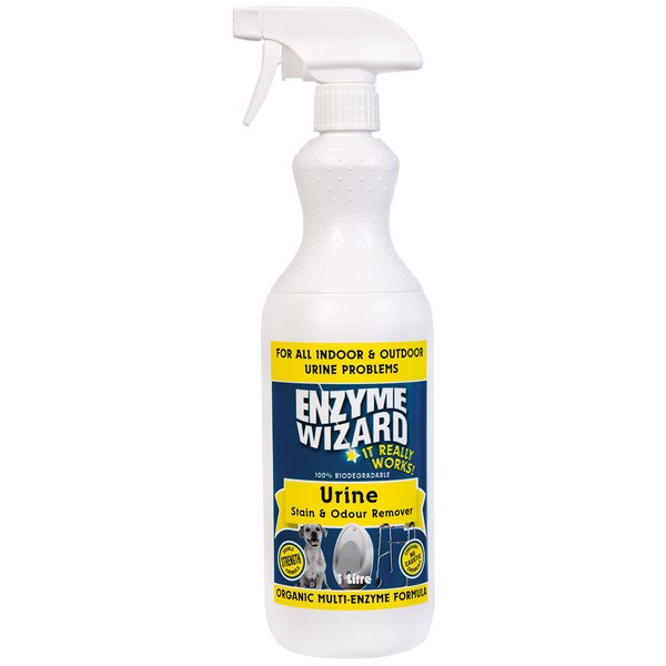Enzyme Wizard Urine Stain & Odour Remover Cleaner RTU 1L | OfficeMax NZ