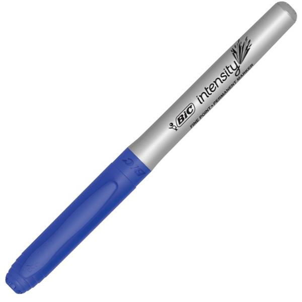 BIC Intensity Blue Permanent Markers Fine Bullet Tip | OfficeMax NZ