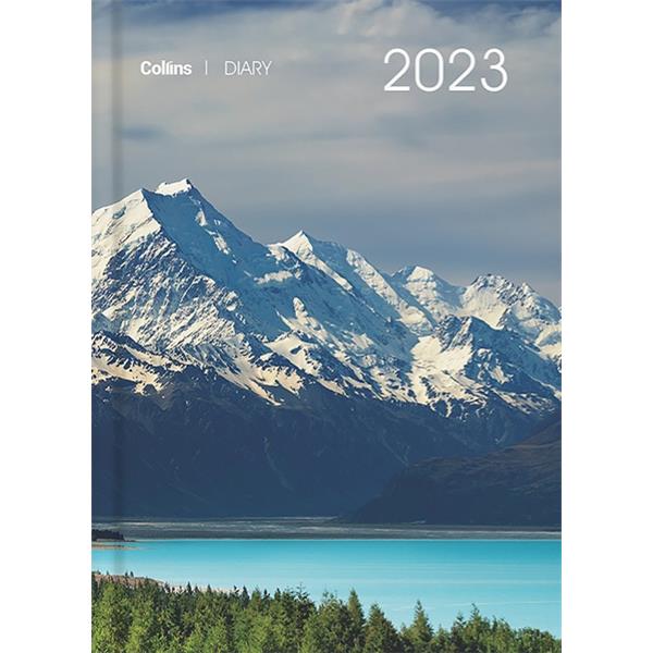 Collins A51 Diary A5 1 Day Per Page 2023 NZ Landscapes Assorted ...