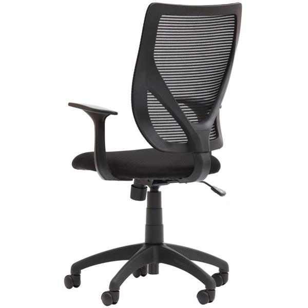Flex Task Chair 1 Lever Mesh Back With Arms Black | OfficeMax NZ