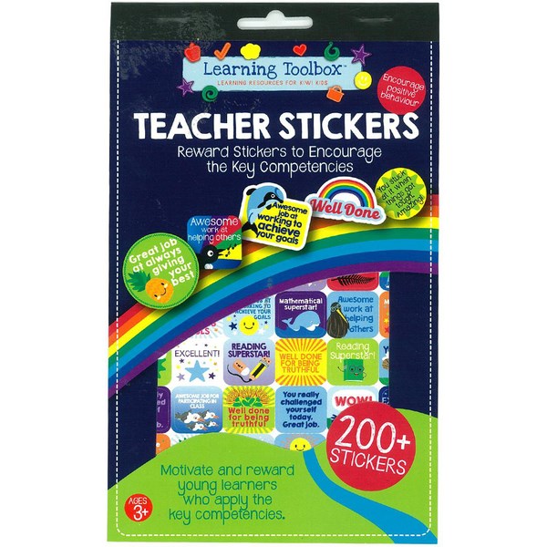 Learning Toolbox Merit Stickers Teacher Key Competency, Pack of 203 ...