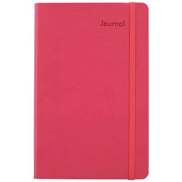 Milford Pink Soft Cover Journal 210X132 256 Page Elastic Band Closure ...
