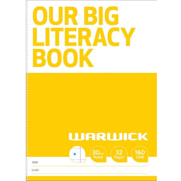 Warwick Our Big Literacy Modelling Book 30mm Rules 32 Pages | OfficeMax NZ