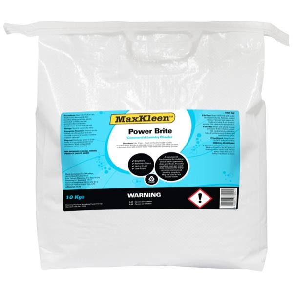 MaxKleen Power Brite Laundry Powder 10kg | OfficeMax NZ