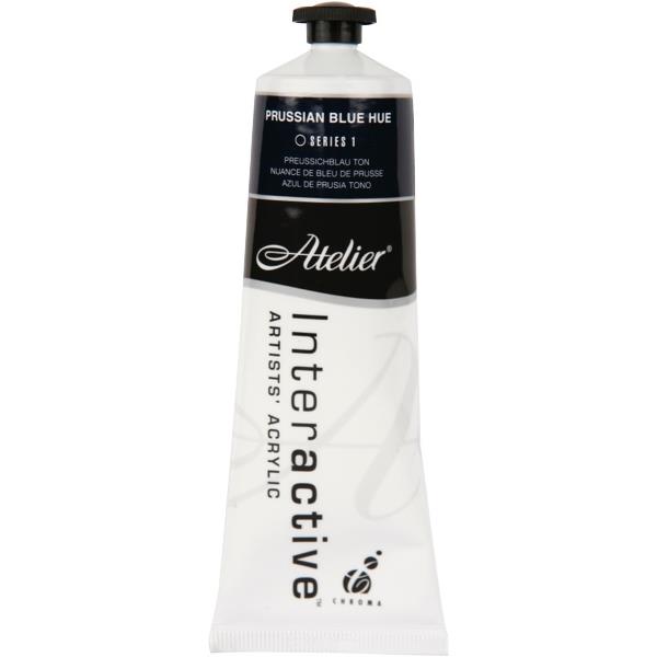 Atelier Interactive Acrylic Paint S1 80ml Prussian Blue Hue | OfficeMax NZ