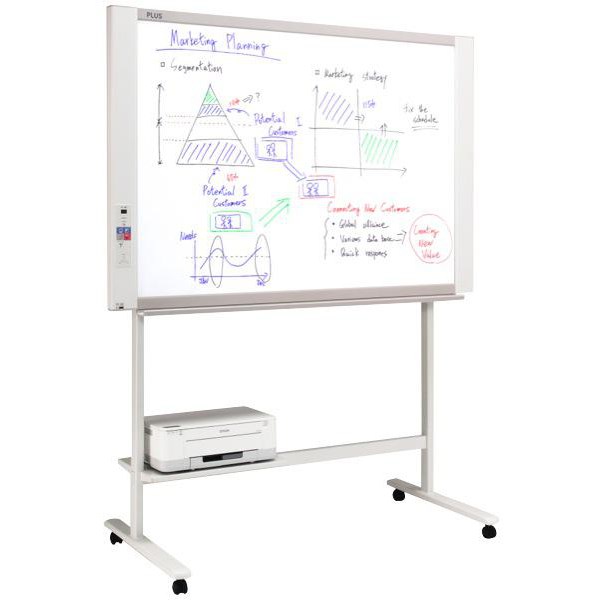 Plus N21S Electronic Whiteboard With Stand + Printer 1300 x 910mm ...