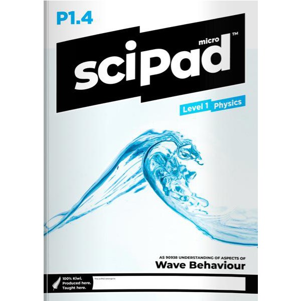 sciPAD 1.4 Physics Waves Workbook Level 1 Year 11 9780992250676 ...