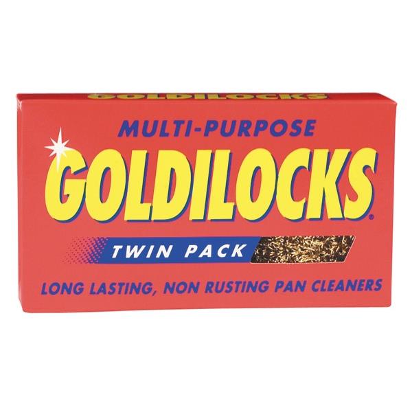 Goldilocks Multipurpose Brass Cleaning Pad Twin Packs, Carton of 24 ...