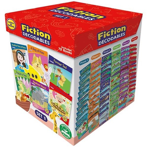 Junior Learning Letters & Sounds Fiction Set One Boxed Set, Set of 72 ...