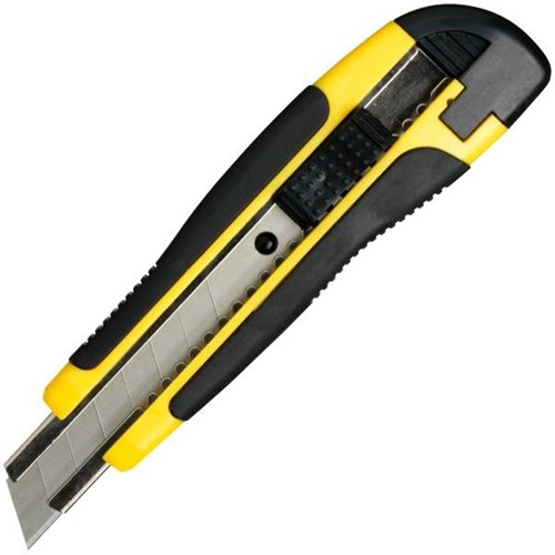 OfficeMax Heavy Duty Cutter Auto Lock Large Yellow | OfficeMax NZ