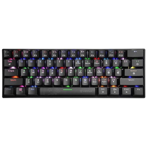 Vertux VertuPro Ultimate Performance Mini RGB Wireless Gaming Keyboard ...
