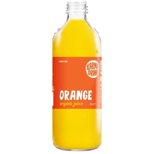 Karma Drinks Organic Juice Orange 300ml, Pack of 12 | OfficeMax NZ