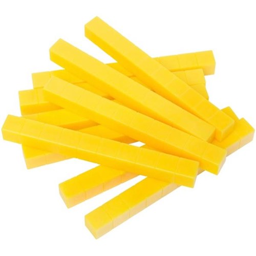 Base Ten Numeracy Plastic Rods, Set of 50 | OfficeMax NZ