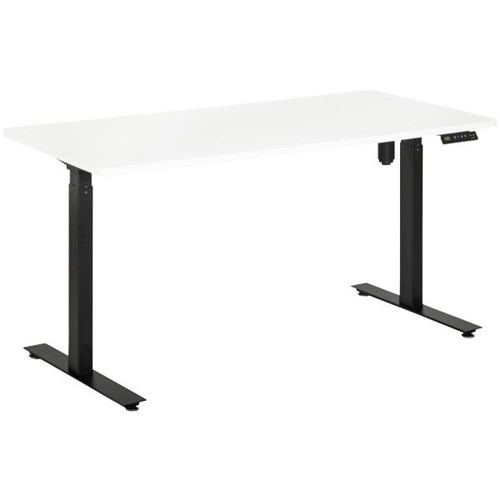 Amplify Electric Height Adjustable Desk Single Motor 1800x800mm White ...