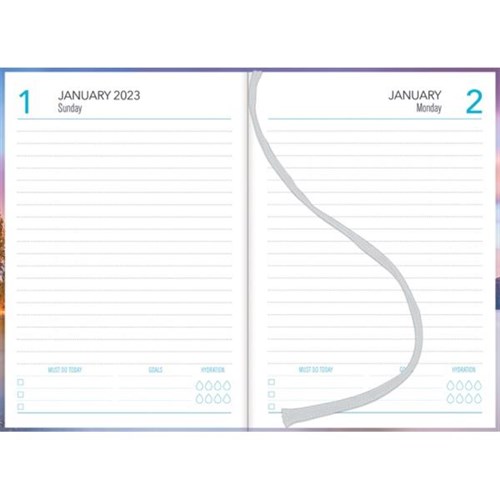 Collins A51 Diary A5 1 Day Per Page 2023 NZ Landscapes Assorted ...