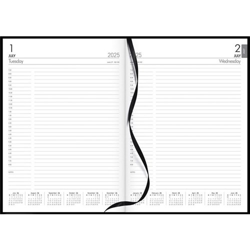 Collins A41A Mid Year Diary A4 1 Day To A Page 1 July 2025 to 30 June ...