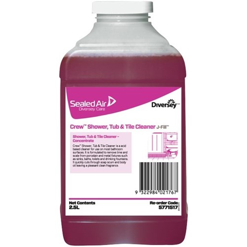 Diversey Crew Shower Tub & Tile Cleaner 2.5 Litre | OfficeMax NZ