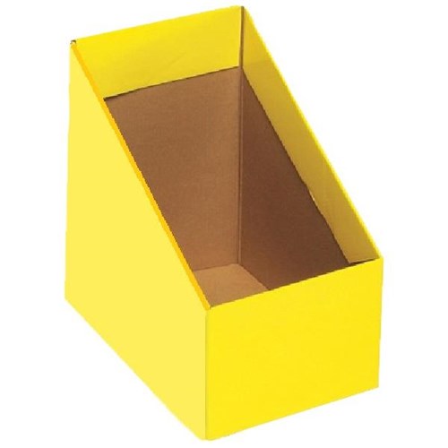 Marbig Magazine Box File, Large, Yellow Pack of 5 | OfficeMax NZ