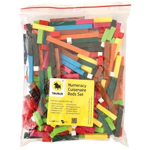 Taurus Cuisenaire Rods, Set of 241 | OfficeMax NZ