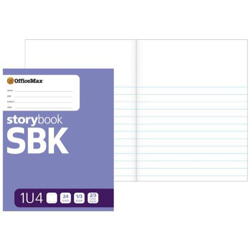 OfficeMax SBK Story Book 12mm Ruled Picture Space 24 Leaves | OfficeMax NZ
