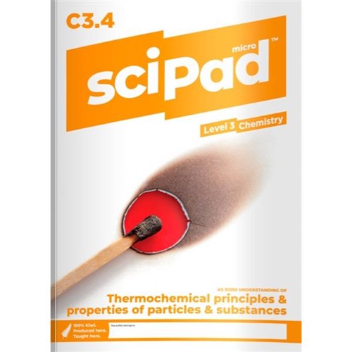 sciPAD AS 3.4 Chemistry Level 3 9780995105539 | OfficeMax NZ