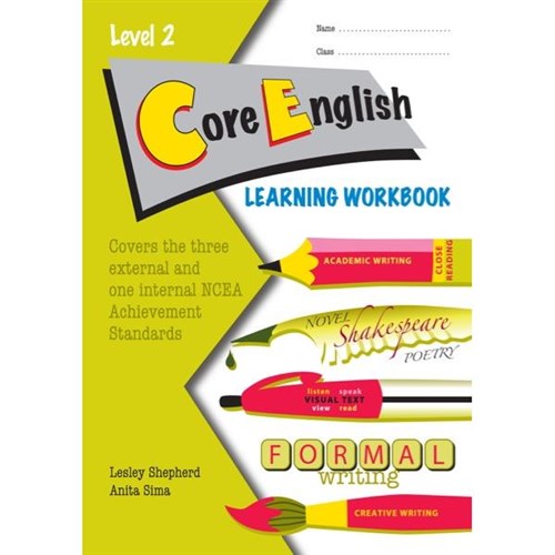 ESA Core English Learning Workbook Level 2 9781927297827 | OfficeMax NZ